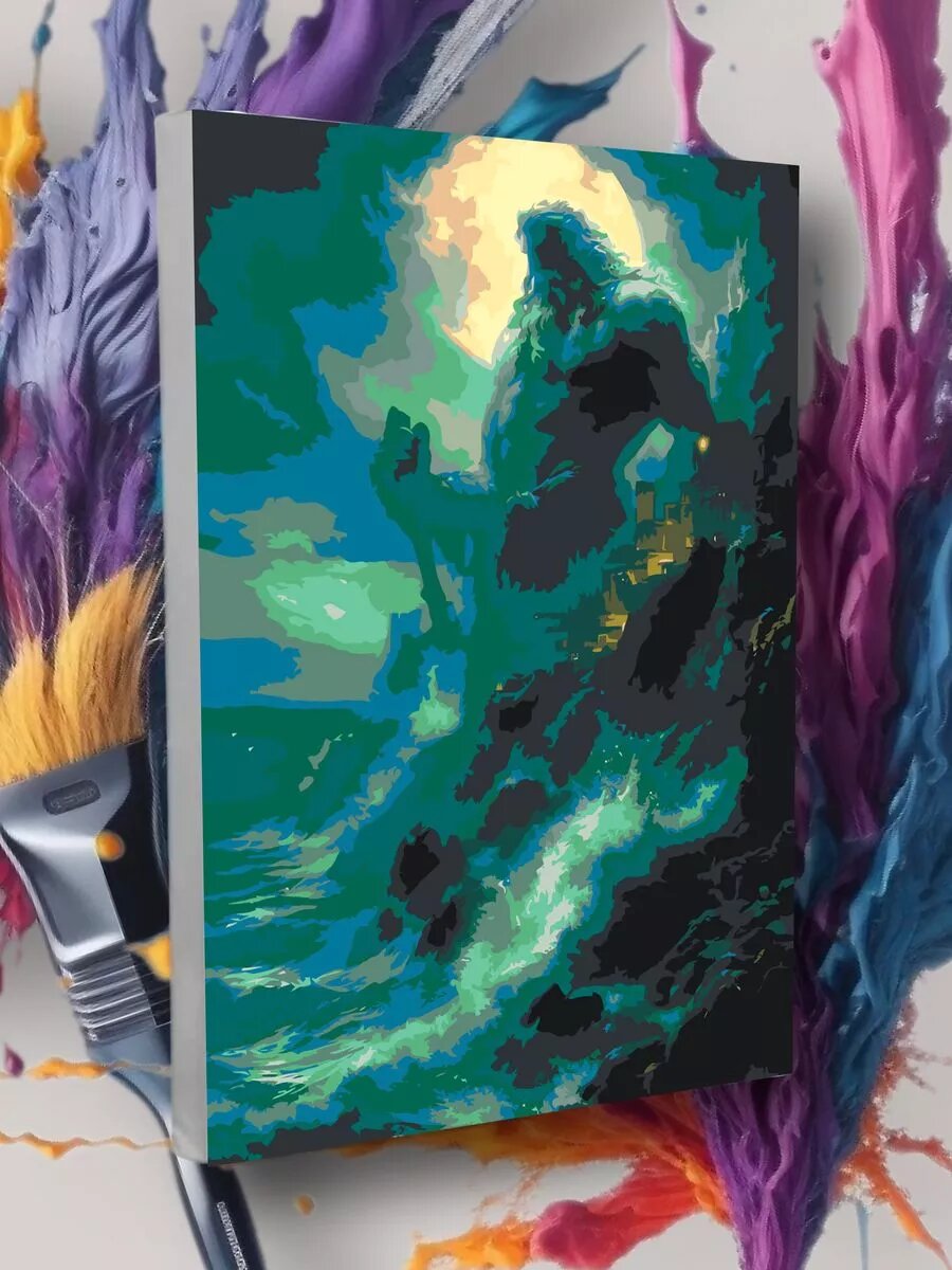 Картина по номерам Посейдон