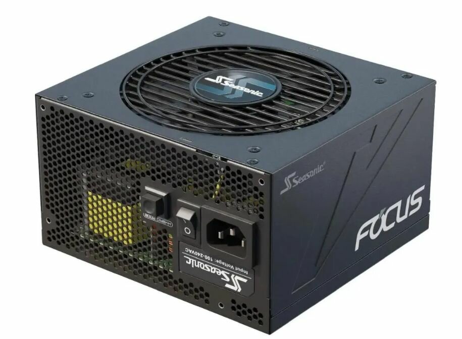 Блок питания Seasonic FOCUS GX-750 750W (GX-750 (SSR-750FX)) черный - 750 Вт, 80+ Gold, ATX 24-пин, 4 pin + 4 pin x2 CPU, 10 SATA, 4 x 6+2 pin PCI-E