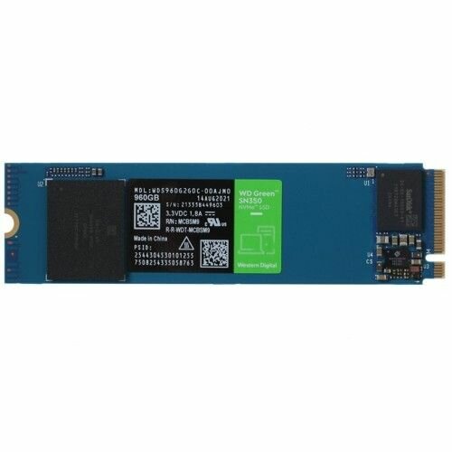 960 ГБ SSD M.2 накопитель WD Green SN350 (WDS960G2G0C)