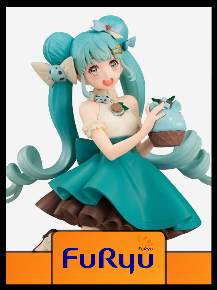 Оригинальная фигурка Hatsune Miku от FuRyu из Vocaloid / Хацунэ Мику «Piapro Characters» 17 см