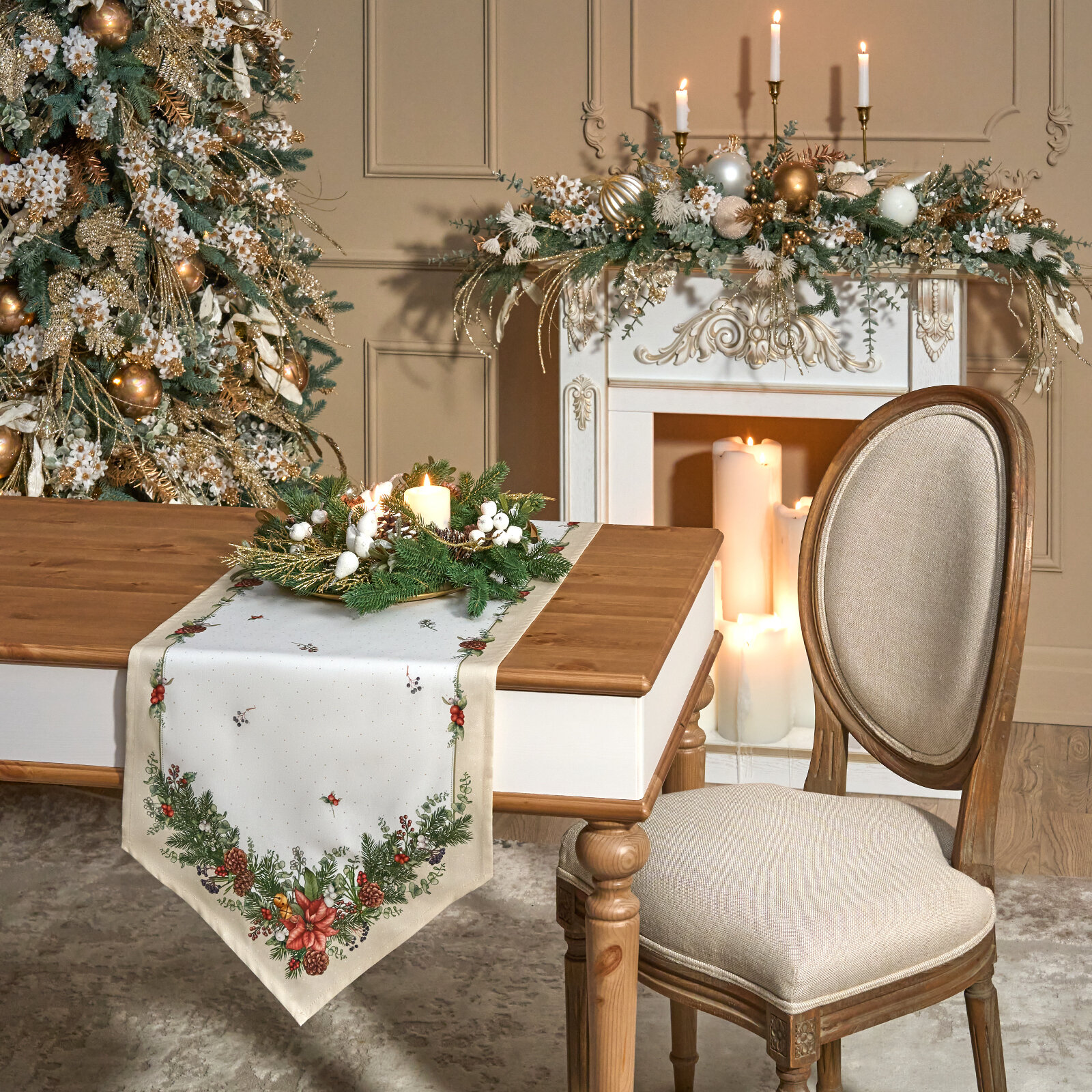 Дорожка на стол "CELEBRATION" 45*145 см, 028311