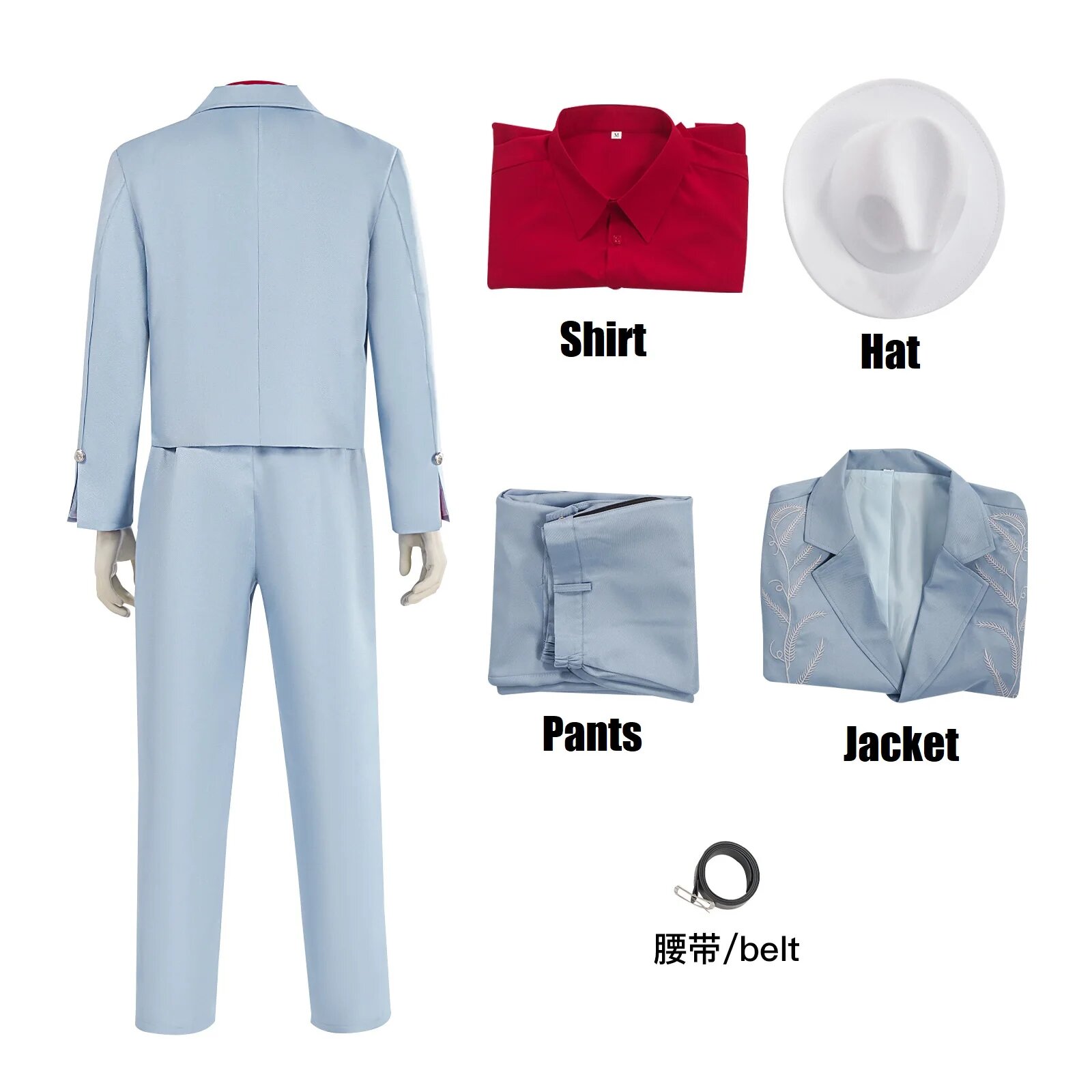 Комплект костюмов Lady Gaga и Bruno Mars для косплея L, Male