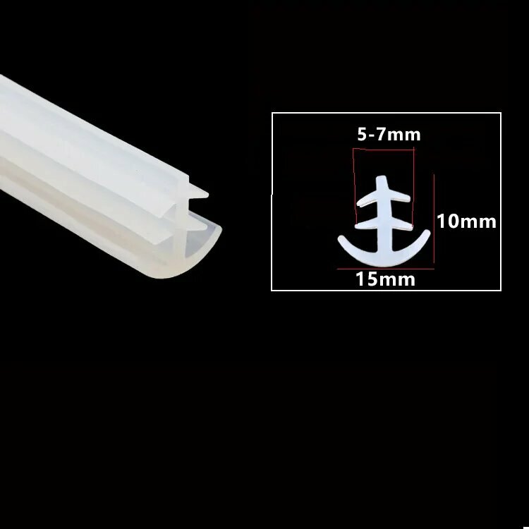 Силиконовая уплотнительная лента Т-образная T-30