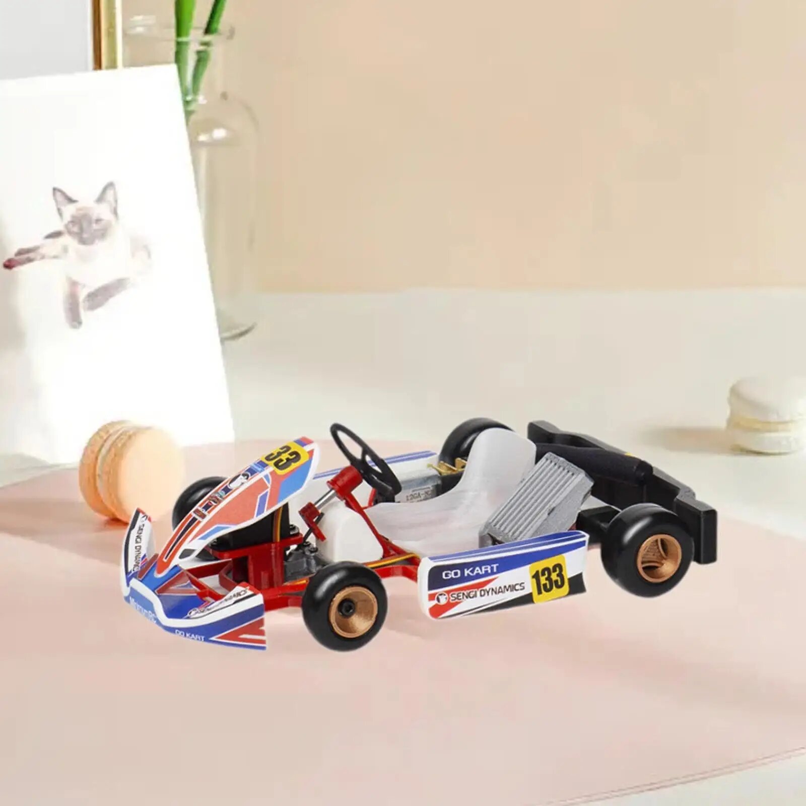 Масштаб 1/32 Мини-картинг MagiDeal пластик