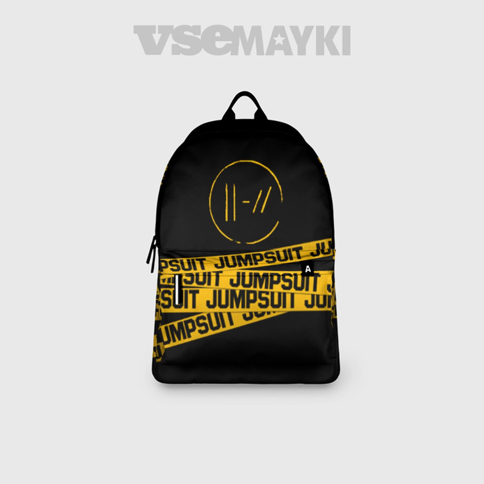 Рюкзак VseMayki с принтом Twenty One pilots, One size, белый