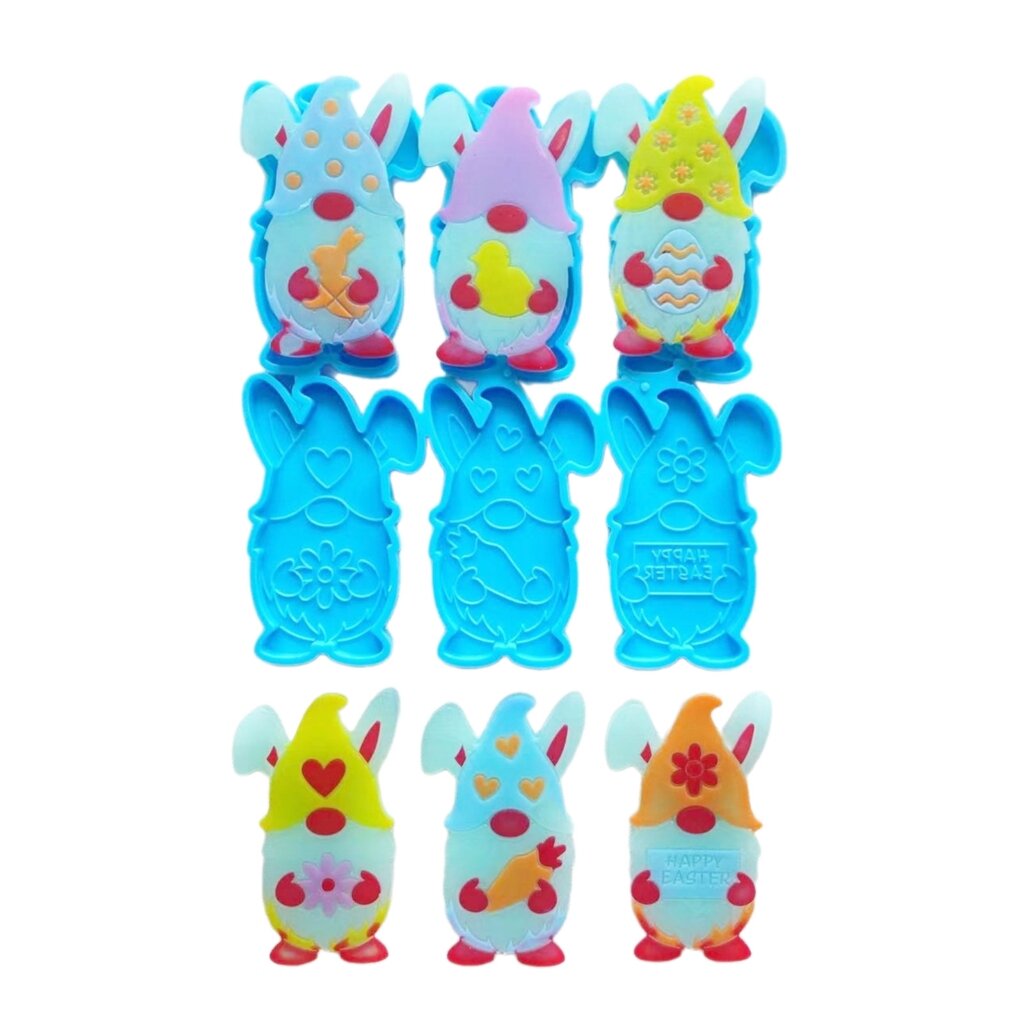 УФ-Кристалл Смолы Плесень Кулон Подвесные Бирки Эпоксидная Смола Плесень DIY Ювелирные Формы