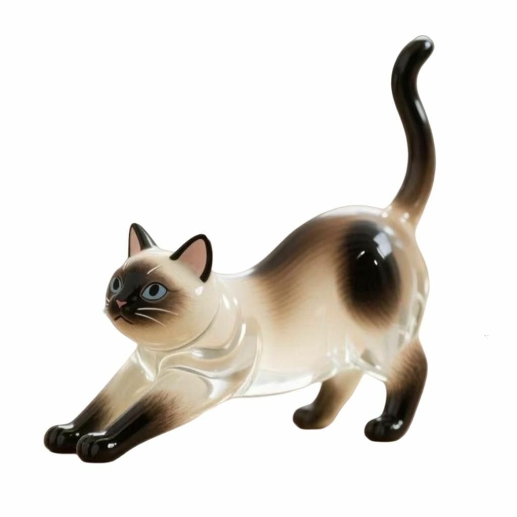 Коробка для хранения шерсти котенка-Сиамская кошка