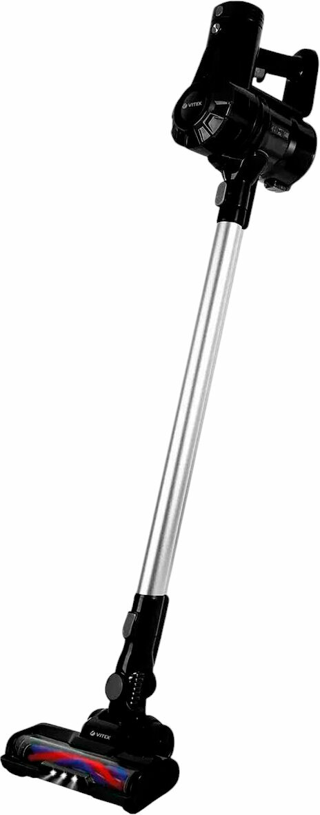 Вертикальный пылесос Vitek VT-8143, 3 ступени фильтрации, аккумулятор 22.2 В, Li-Ion, 150Вт