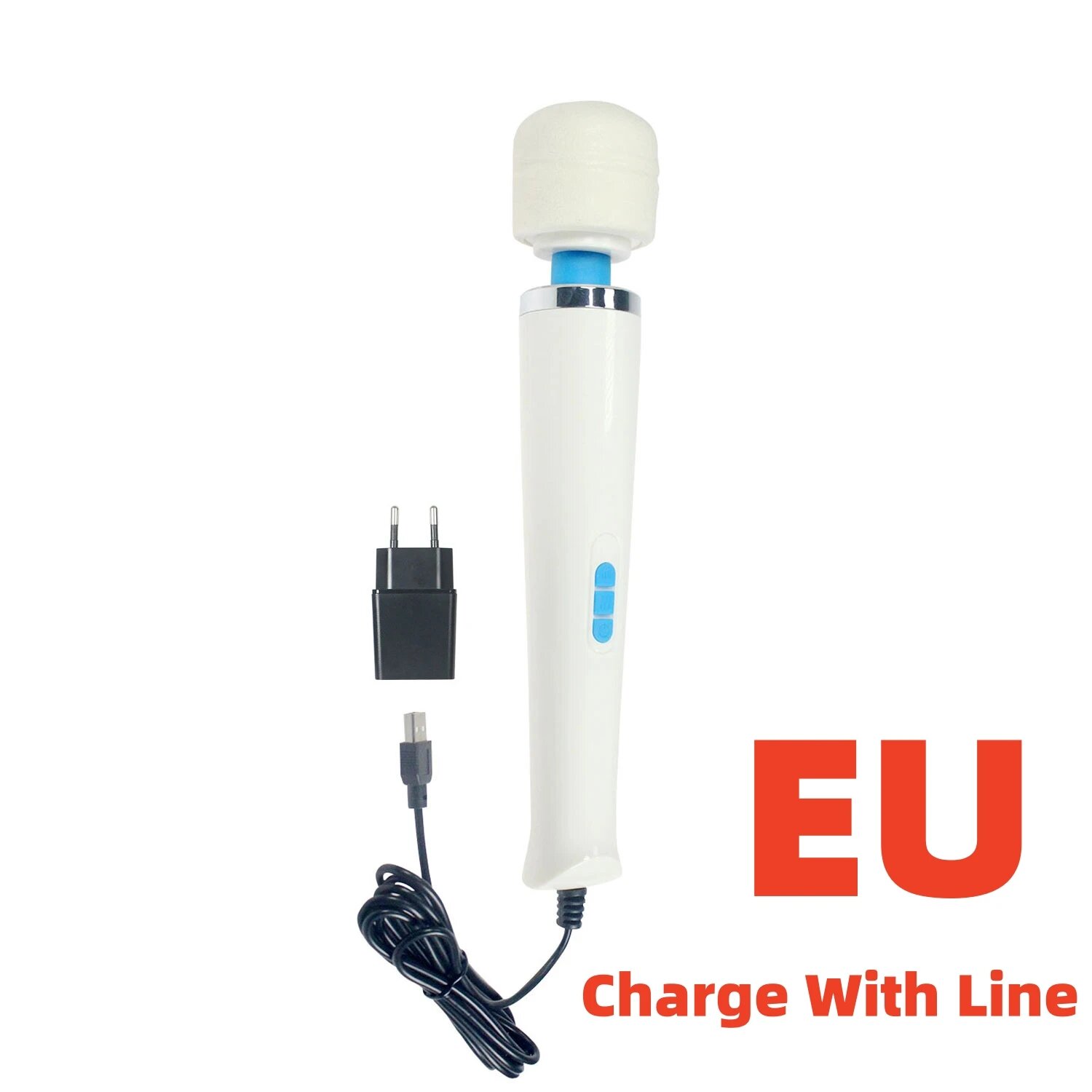 Вибратор Love Magic Massager, перезаряжаемый HV-270, палочка-вибратор, большой размер, EU With Line