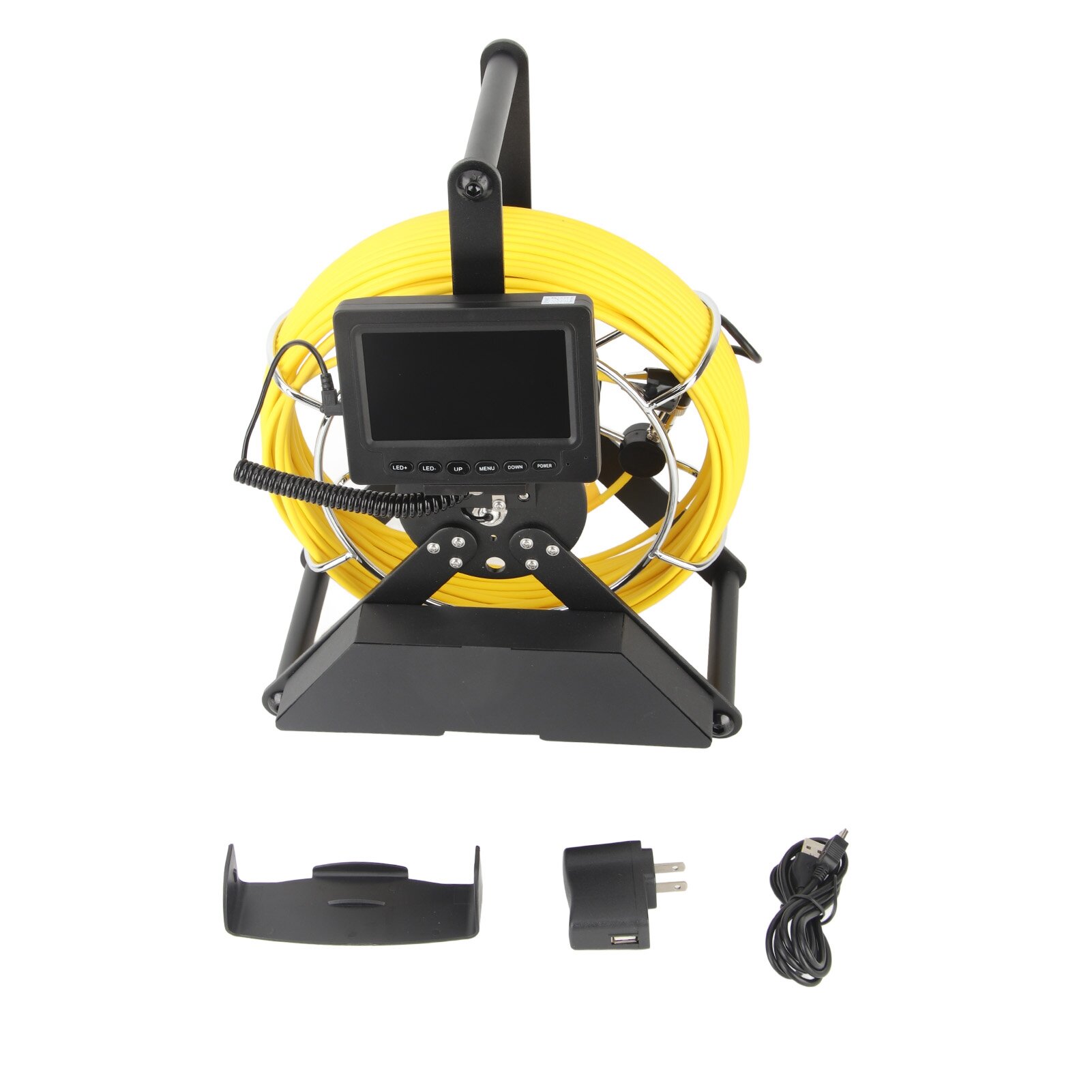 Камера для осмотра канализации 4,3 дюйма, эндоскоп для прочистки водопроводных труб, оборудование для осмотра дымоходов 20 метров