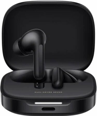 Гарнитура внутриканальные Xiaomi Redmi Buds 6 черный беспроводные bluetooth в ушной раковине (BHR925