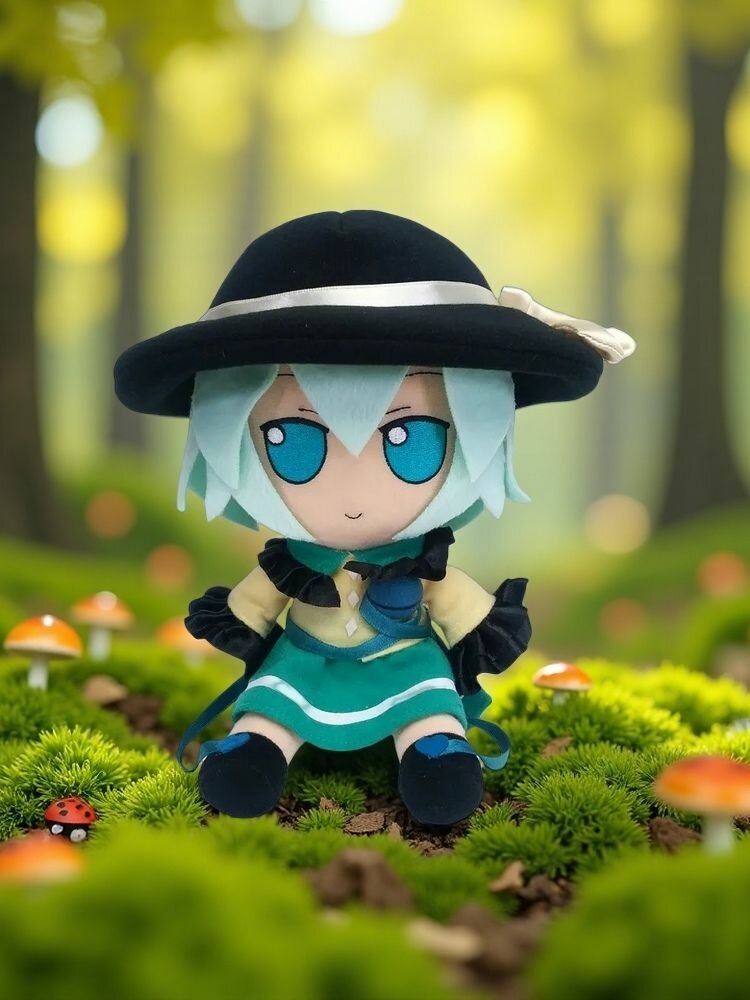 Аниме Мягкие Игрушки TouHou Project Fumo Koishi Komeiji / Койши Комейдзи Фумо Игрушка Антистресс 20 CM