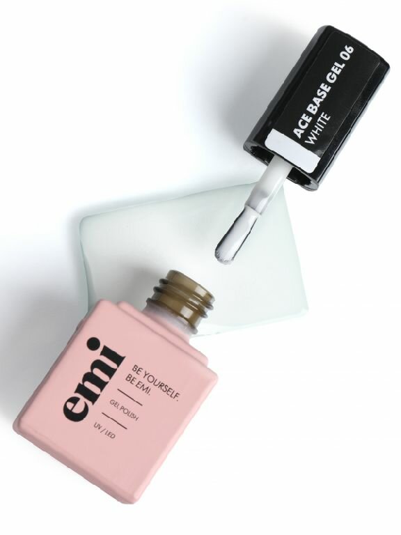 База для гель-лака E. MiLac Ace Base Gel №06 White, 9 мл
