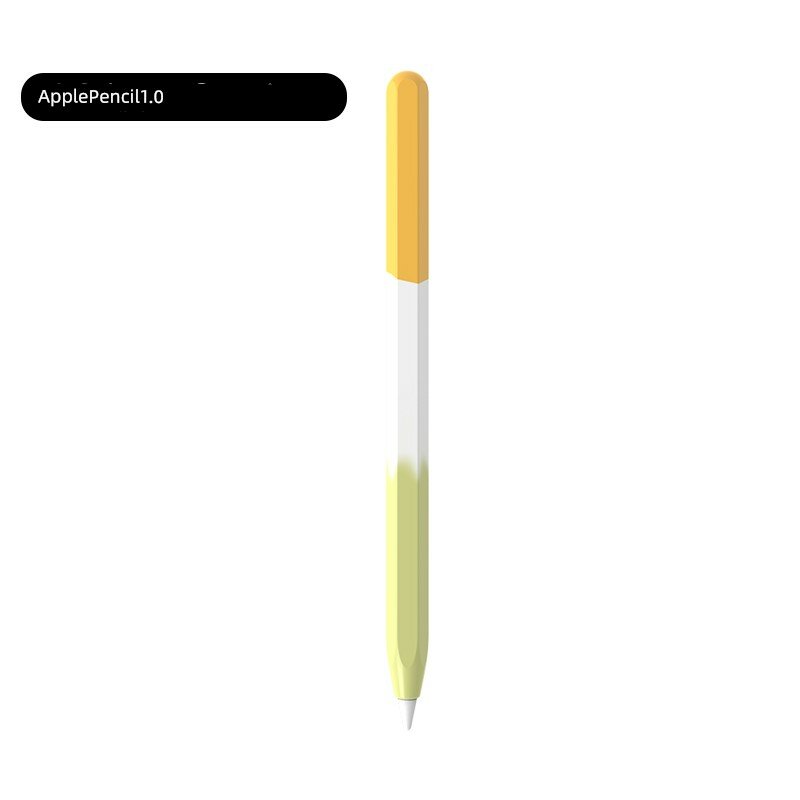 Силиконовый защитный чехол для Apple Pencil 1-го поколения — желтый, прочная ударопрочная защита для стилуса iPad