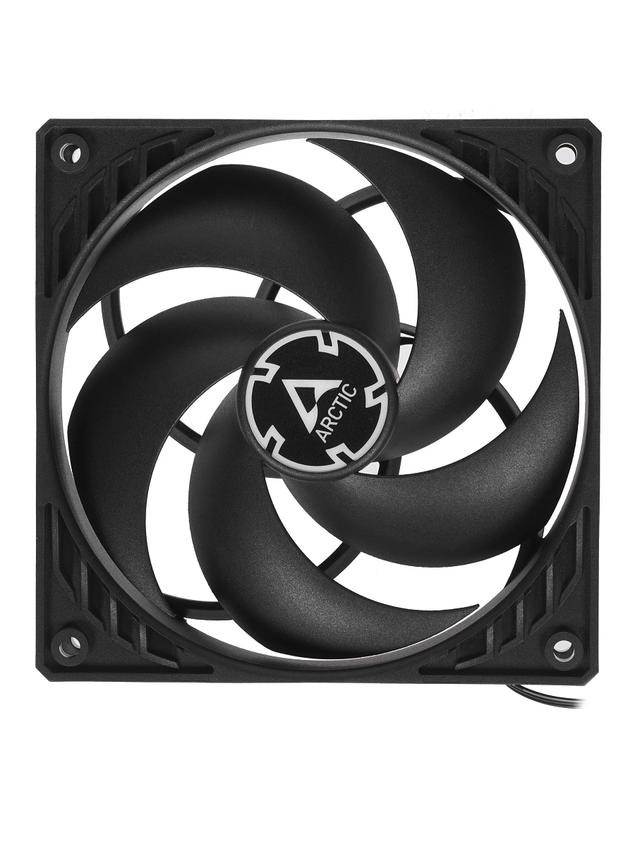 Вентилятор для корпуса ARCTIC P12 (black/black) ACFAN00135A 120x120x25mm, 1800rpm, 56.3 CFM, 3-pin, Value pack (5pc)