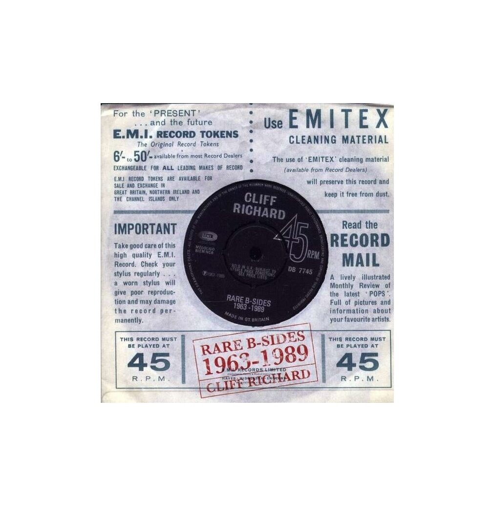 Диск Cliff Richard: Rare B-Sides 1963-1989 (1 CD)