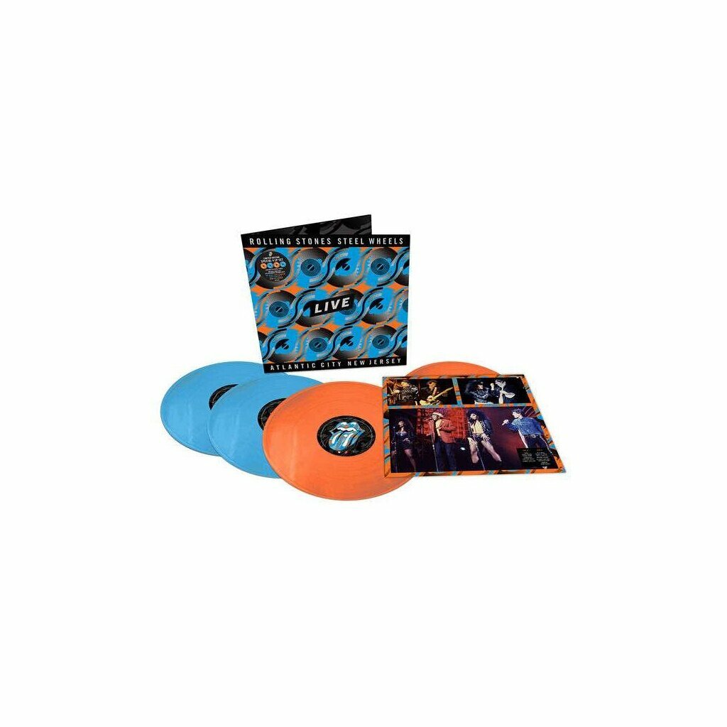 Виниловая пластинка The Rolling Stones - Steel Wheels Live (Atlantic City 1989) (180g) (Limited Edition) (Blue & Orange Vinyl) (3 LP)
