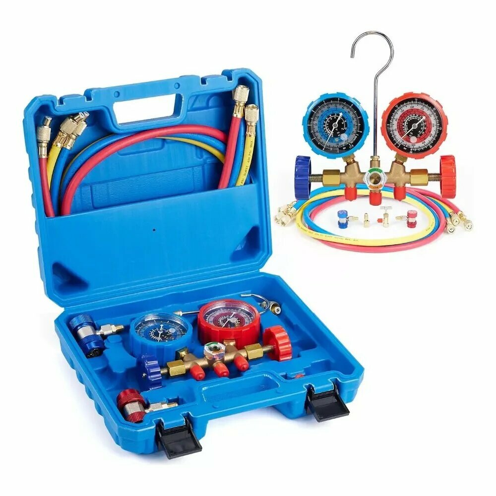 R22/R134a/R410a/R404 бытовой кондиционер автомобильный фторидный манометр с коробкой