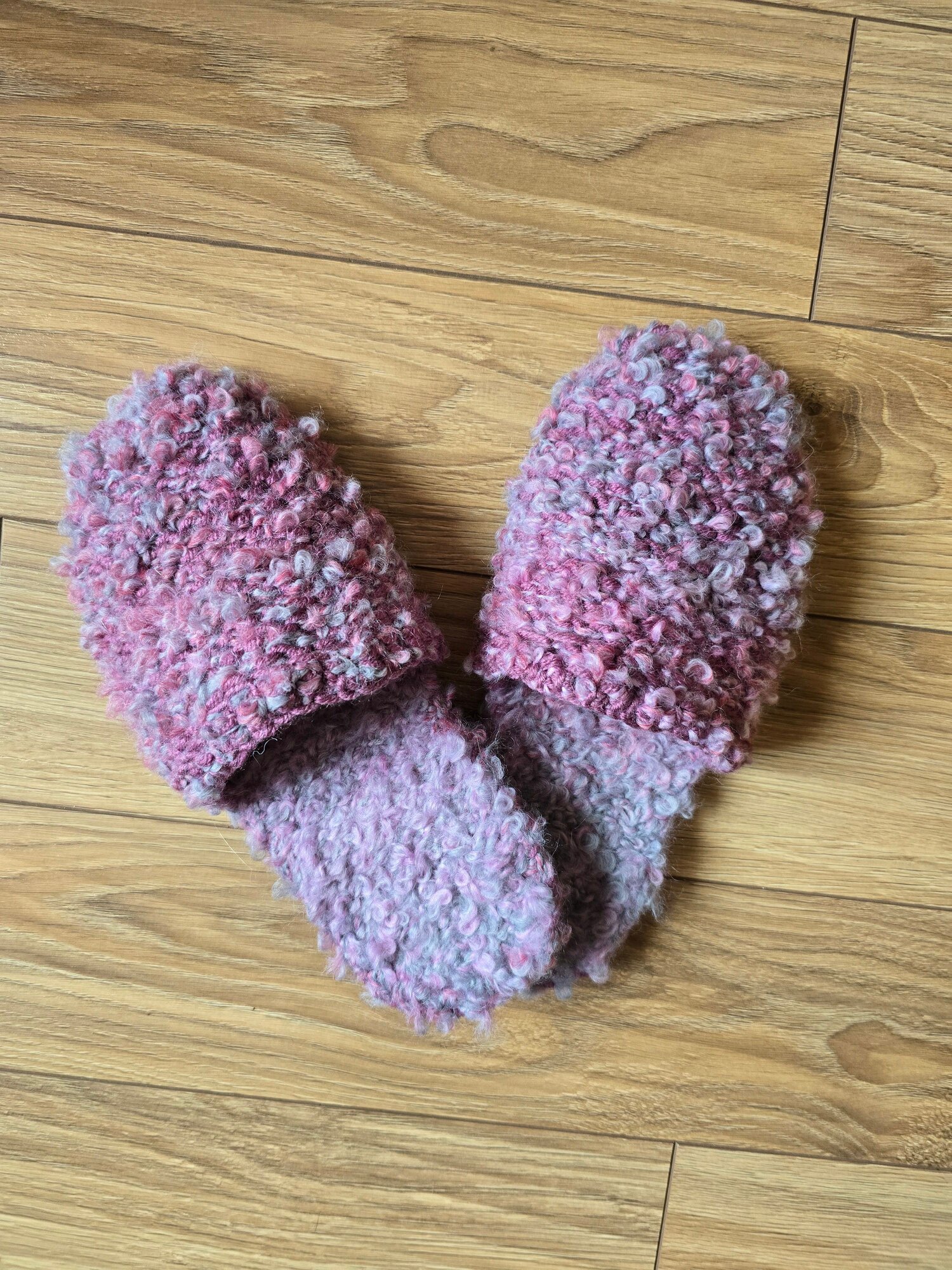 Тапочки вязаные