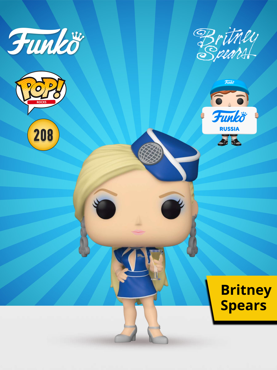 Фигурка Funko POP! Rocks Britney Spears Stewardess (208) 52033