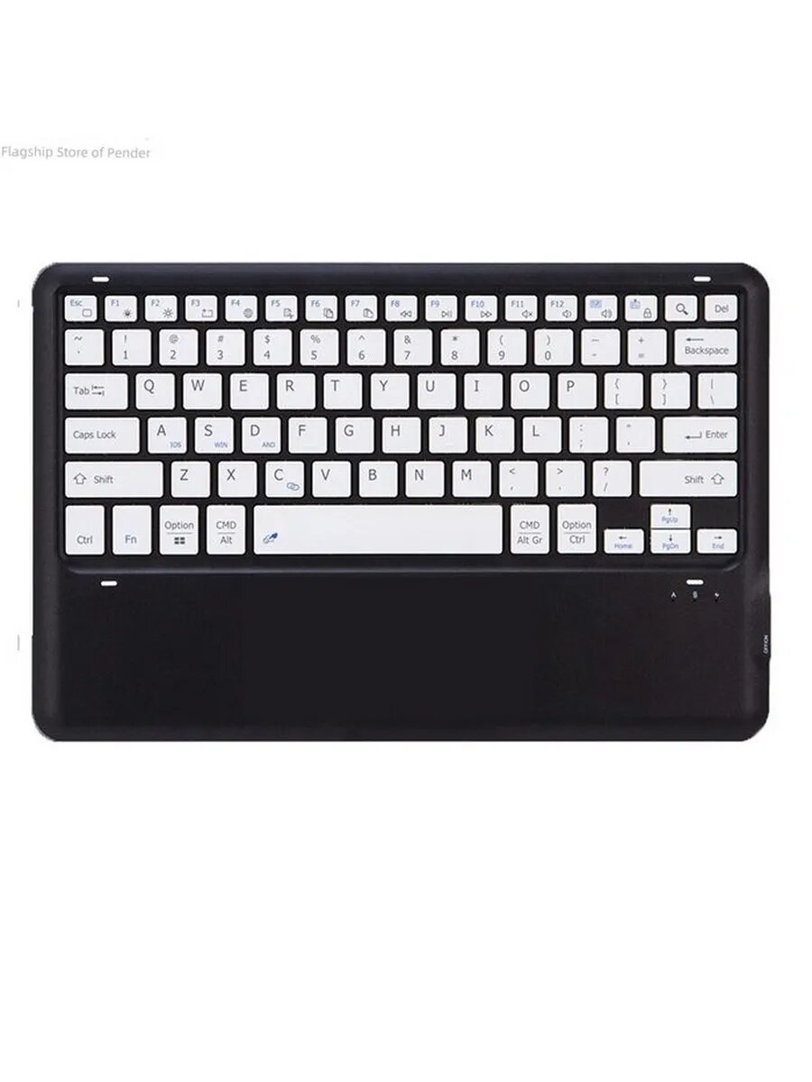 Клавиатура Bluetooth 12-14 дюймов, черно-белые клавиши