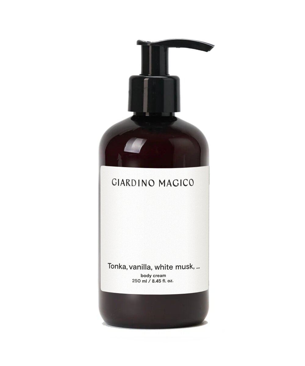 Крем для тела GIARDINO MAGICO Tonka, Vanilla, White Musk, . (250мл)