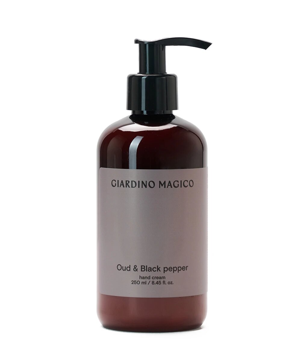 Питательный крем для рук GIARDINO MAGICO Oud & Black Pepper , 250мл