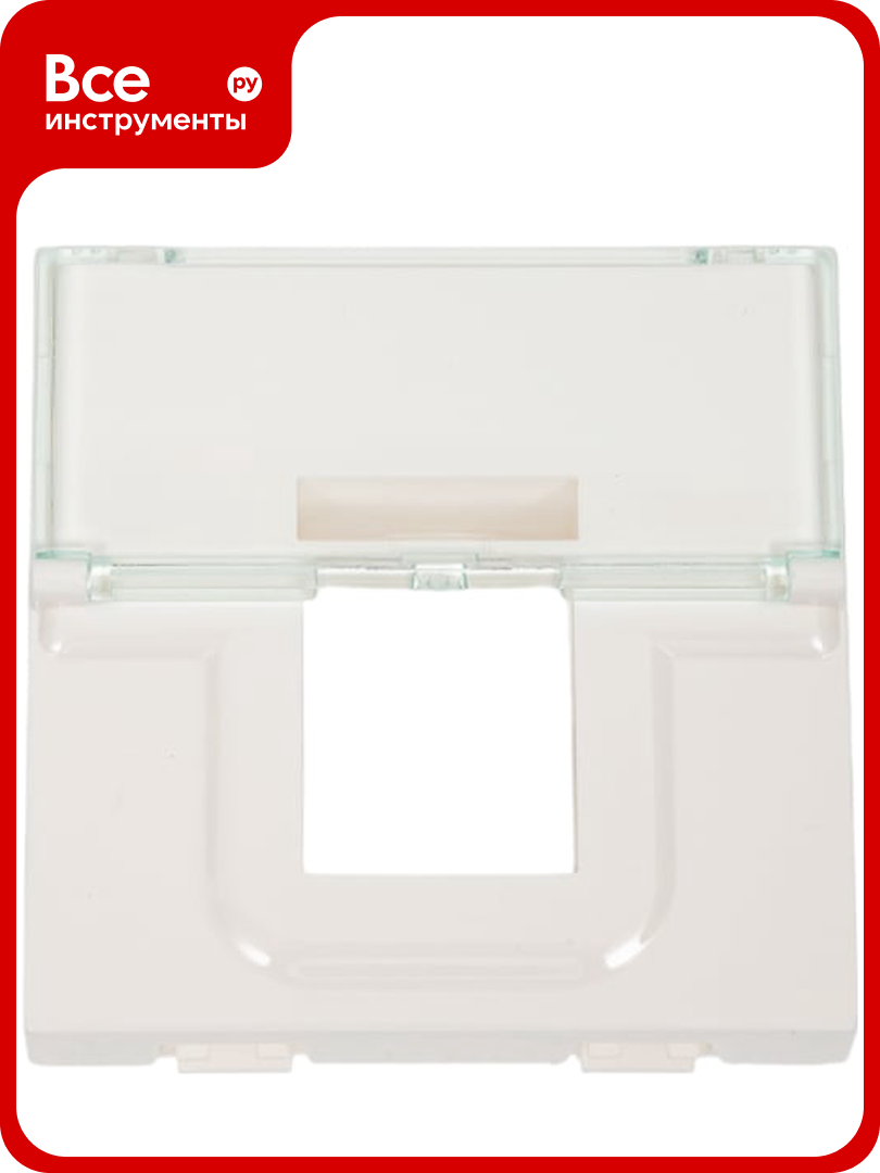 Лицевая панель для информационных розеток Legrand Программа Mosaic, для коннектора формата