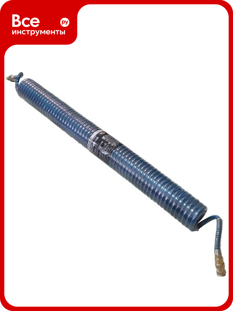 Шланг витой полиуретановый 8мм х 12мм х 15м с быстроразъемами Forsage F-1208-15M(15053)