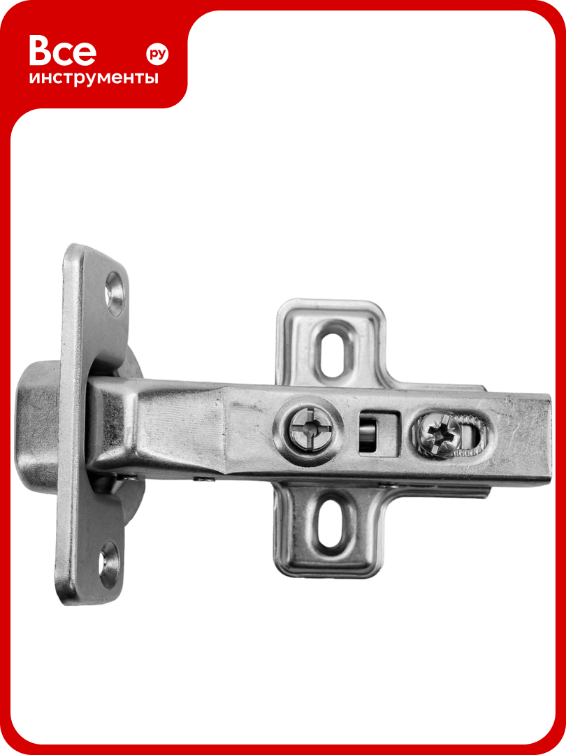 Угловая петля Tech-Krep/Zitar c доводчиком Clip-on 30 D35 2 шт. пакет 148154