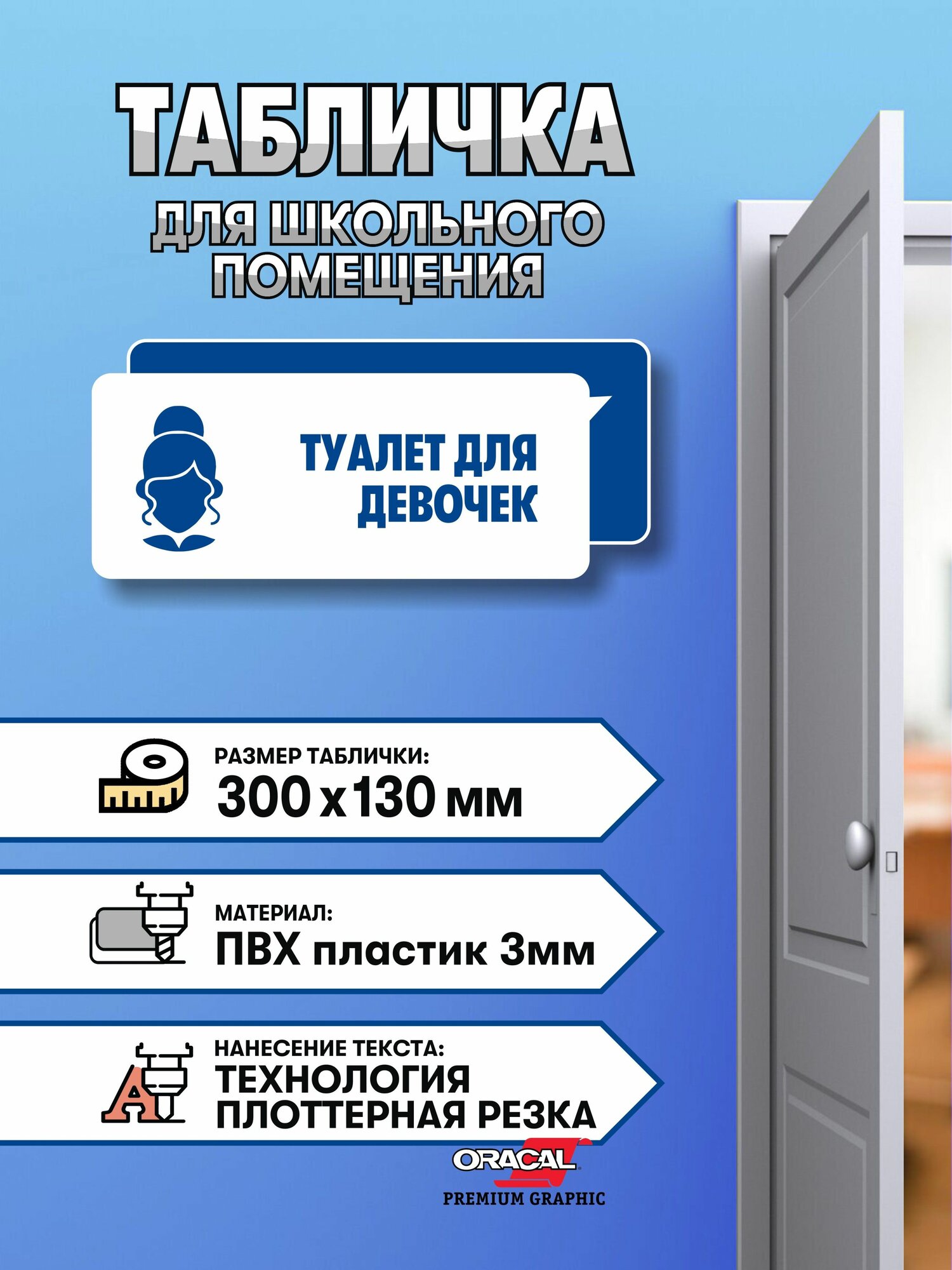 Табличка школьного помещения