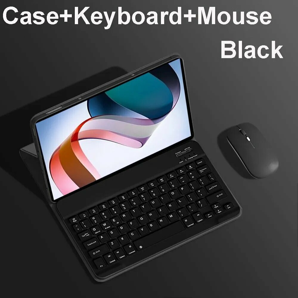 Чехол для планшета Xiaomi Redmi Pad 10,61 дюйма со съемной русской клавиатурой и мышью.