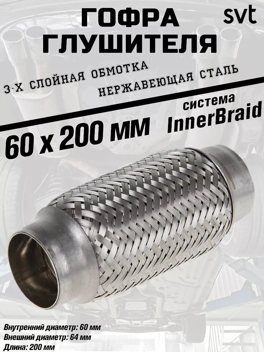Гофра глушителя InnerBraid