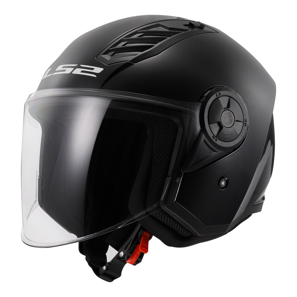 Мотошлем открытый LS2 OF616 AIRFLOW II SOLID (черный, L)