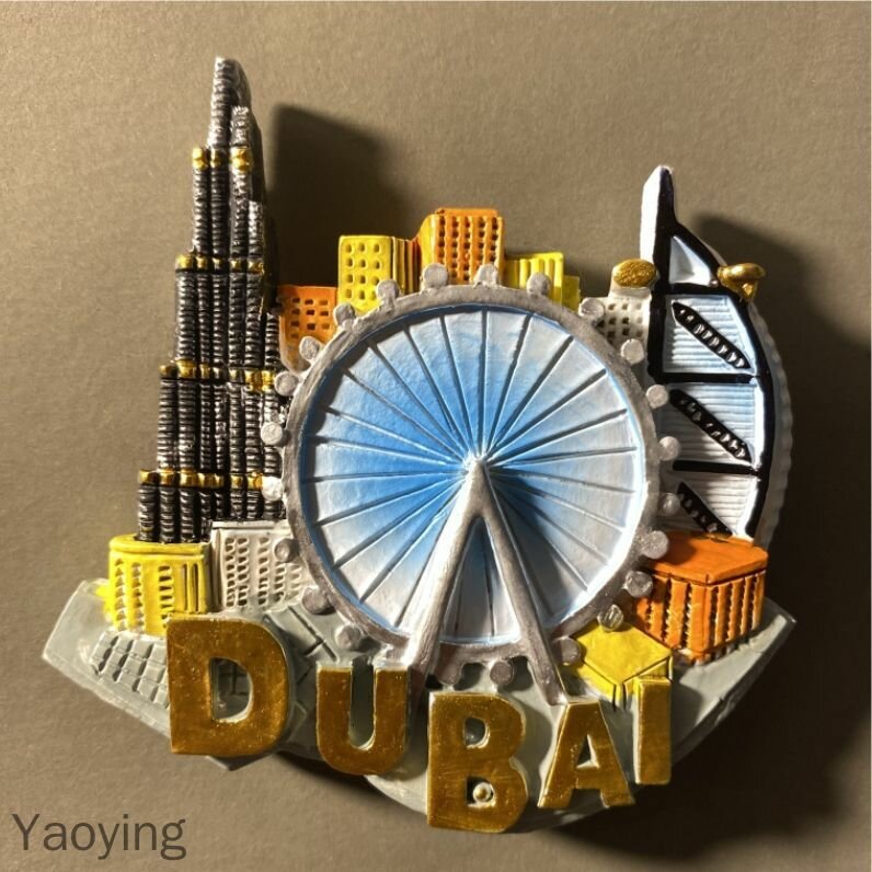 Дубай сувенир Магнит Downtown достопримечательность/Арабский стиль магнит