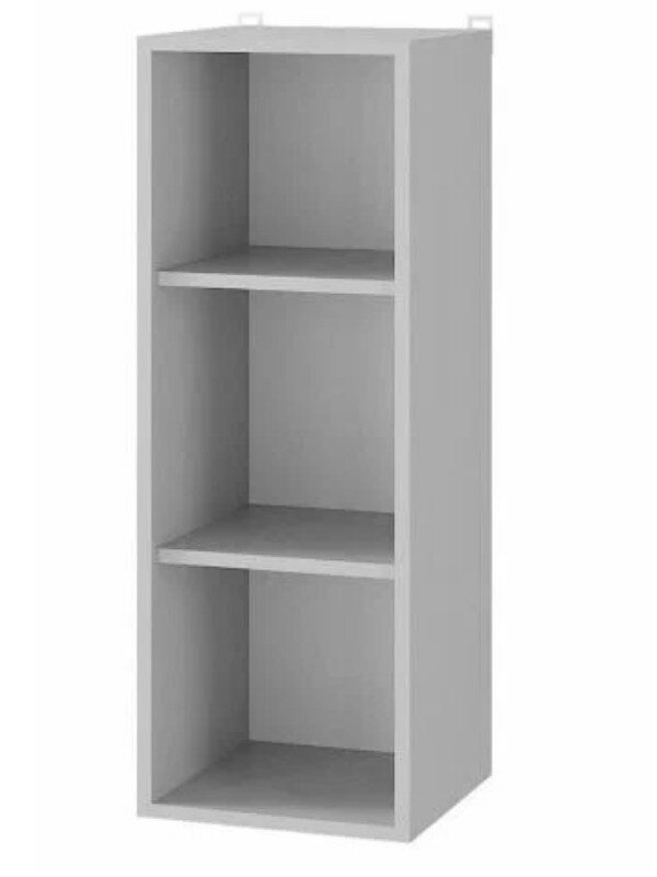 Каркас шкафа ПМ-326.17.01, ЛДСП, навесной, 30х105х31 см, серый вкдп