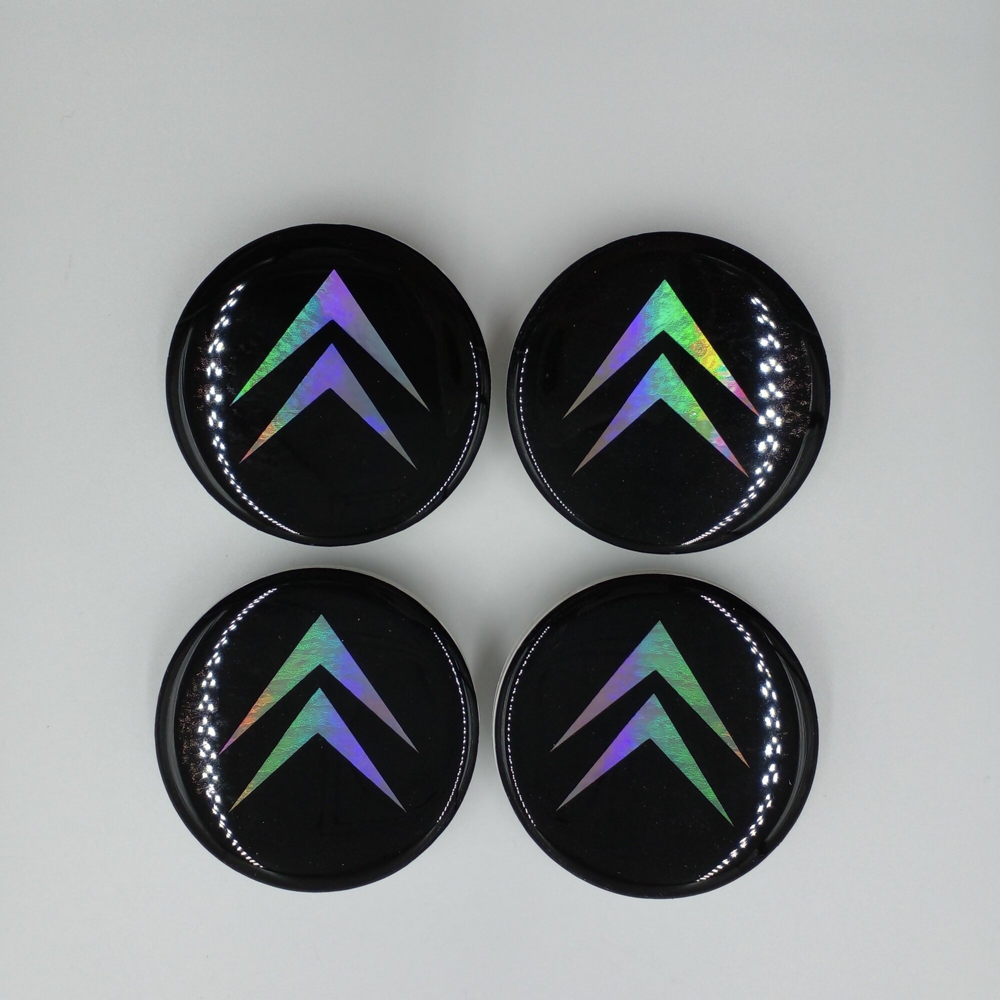 Колпачки заглушки на литые диски с эмблемой 54 мм 4 шт