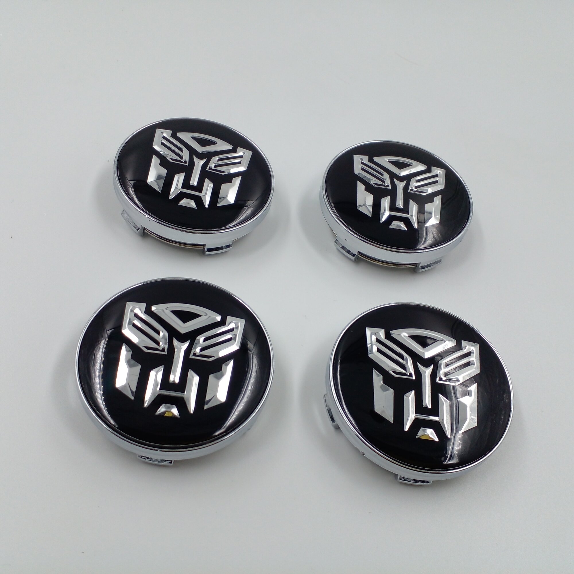 Колпачки заглушки на литые диски с логотипом Трансфрмеры Автоботы 60 мм 4 шт