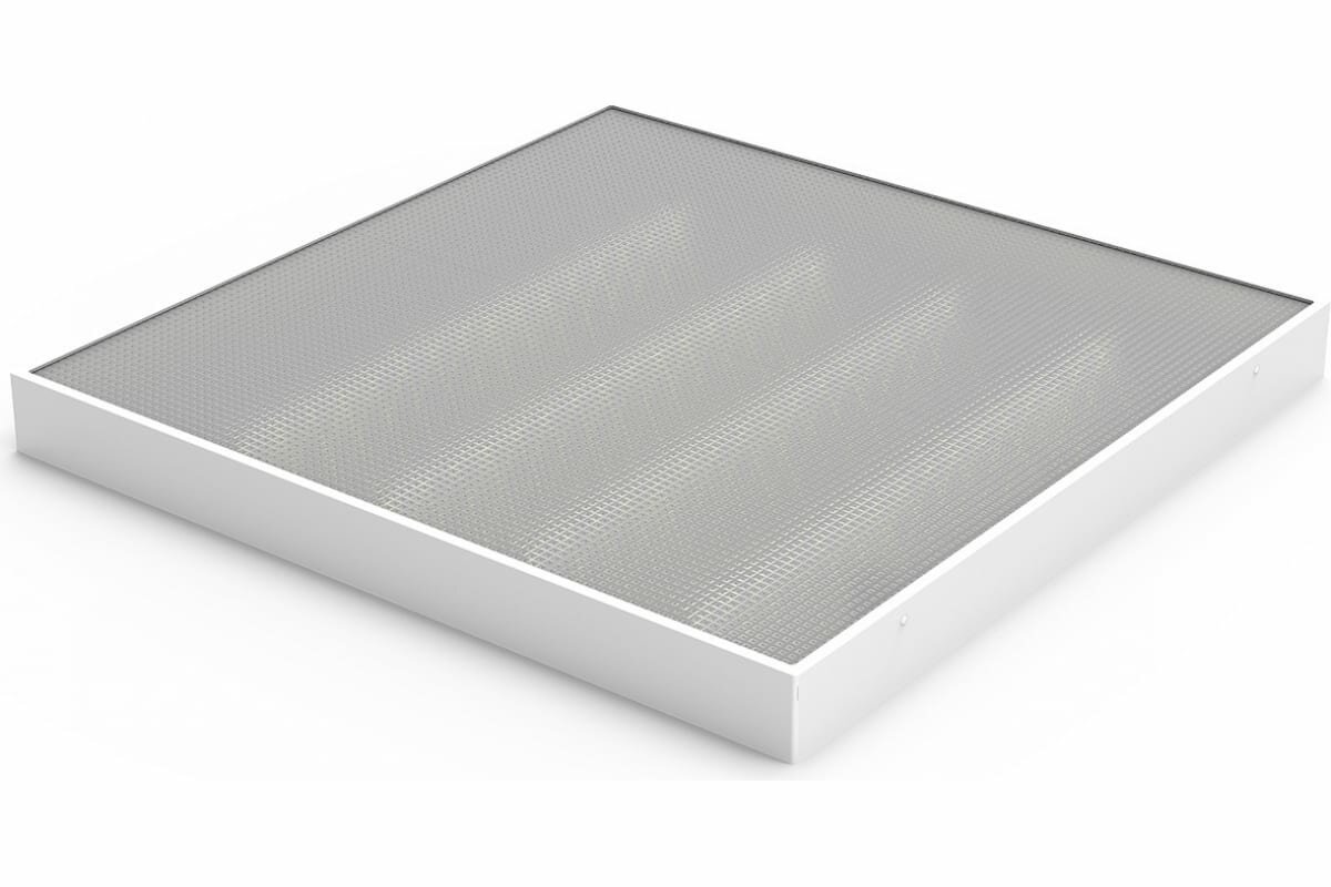 Gauss Светильник светодиодный офисный MiR 30W 3700lm 4000K IP40 595x595x50мм призма, G1-A0-00070-01G03-2003540