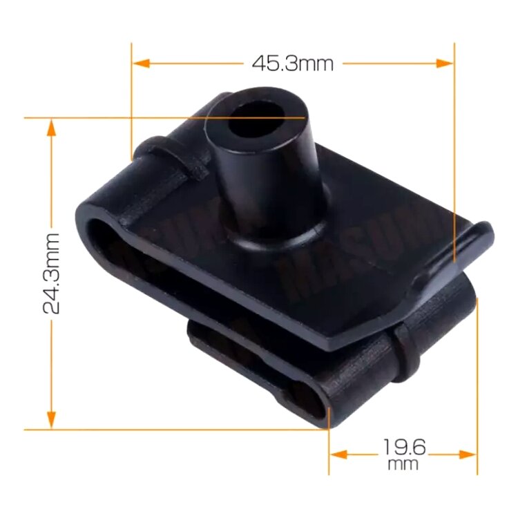 Клипсы крепежные автомобильные Toyota (OEM 90467-05138) KJ-467, 10 шт.