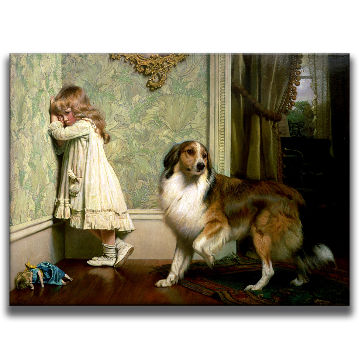 Картина для интерьера на холсте Чарльз Барбер «Специальный адвокат» 40х50, холст натянут на подрамник