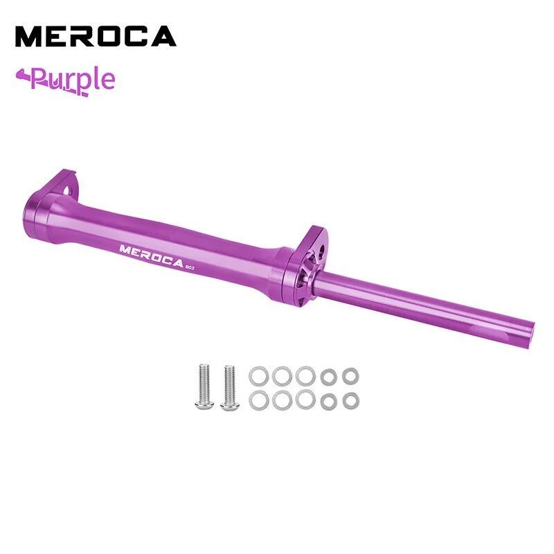 Складное колесо MEROCA для Brompton из алюминиевого сплава Purple rod