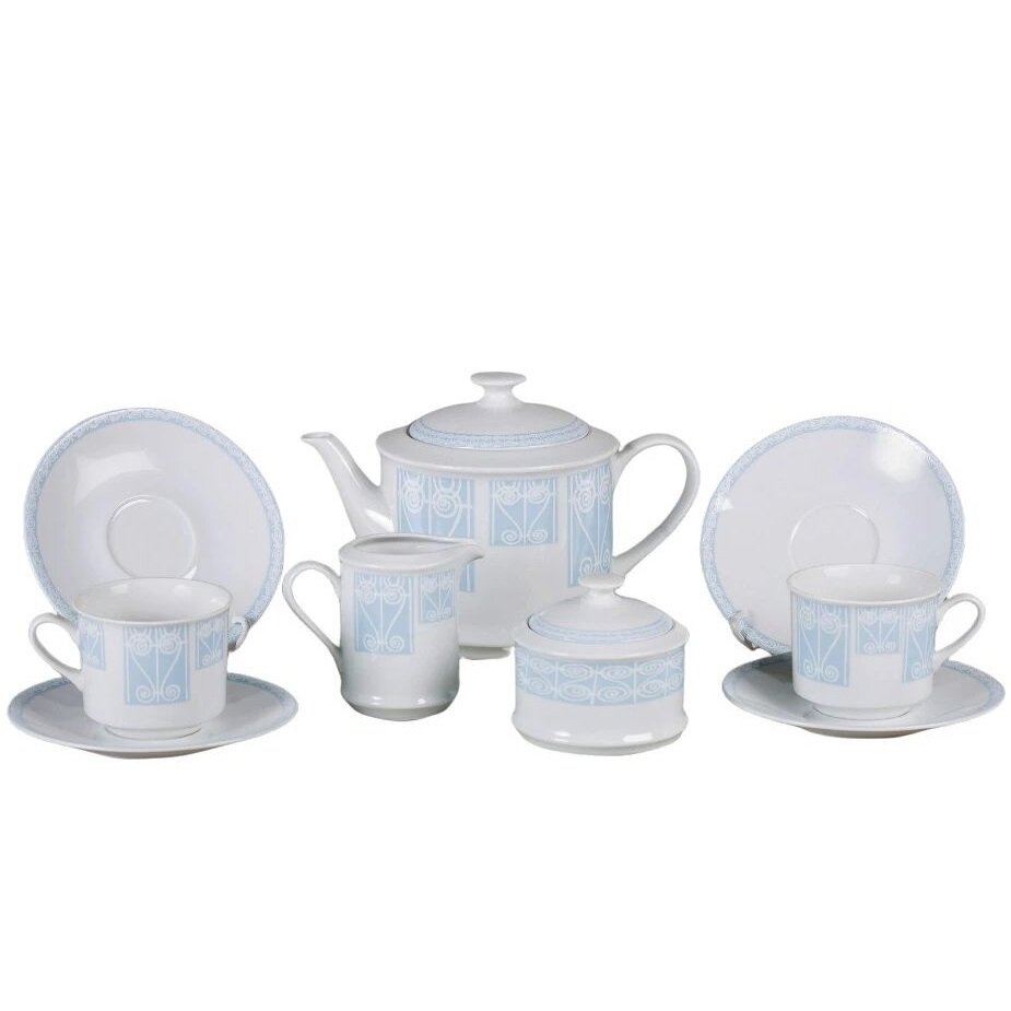 Чайный сервиз Leander Sabina Modrý ornament 02160725-242B