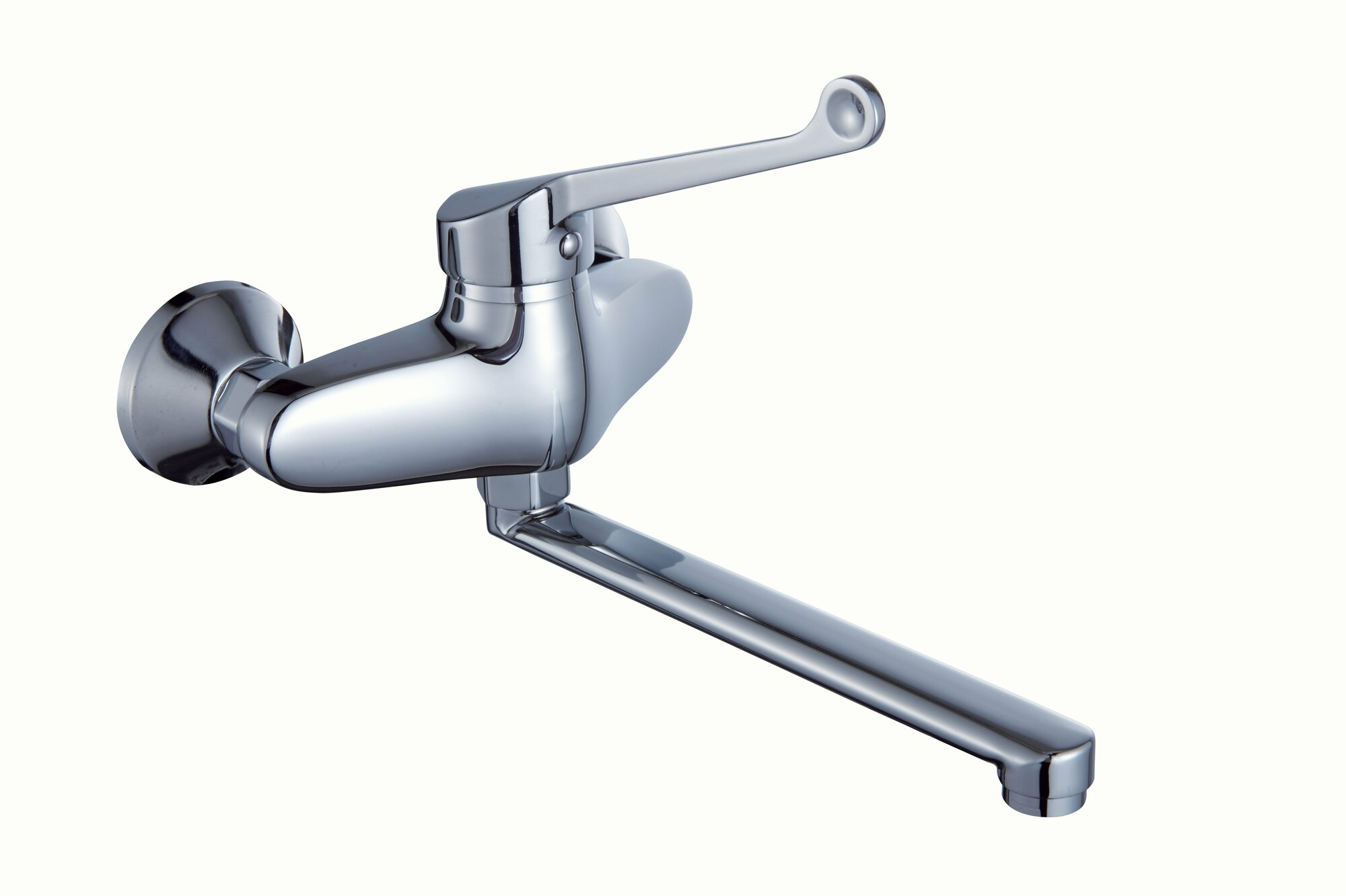 Смеситель на раковину Diadonna D80-246126 настенный, плоский поворотный излив, картридж 40 мм, хром