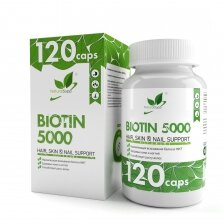 Natural Supp Biotin 5000mcg 120 caps