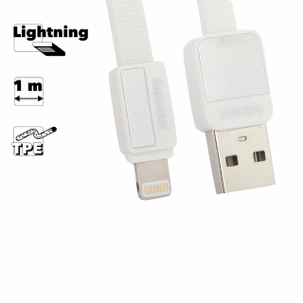 USB кабель Remax Platinum Series Cable RC-044i для смартфона Apple Lightning 8-pin, белый
