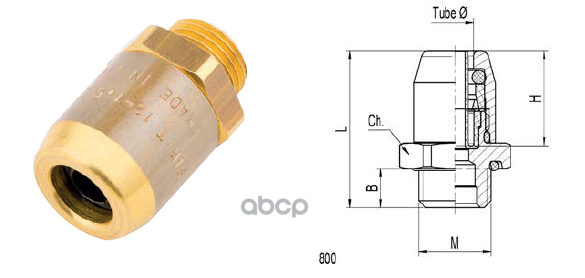 Штуцер! М22 Sirit арт. 2800120902215