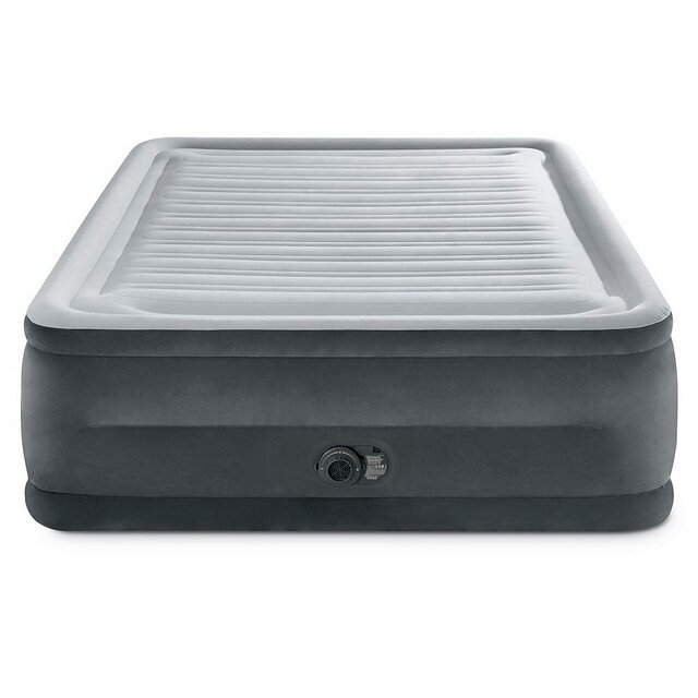 Надувная кровать с насосом Comfort-Plush 152*203*56 см, INTEX, 64418