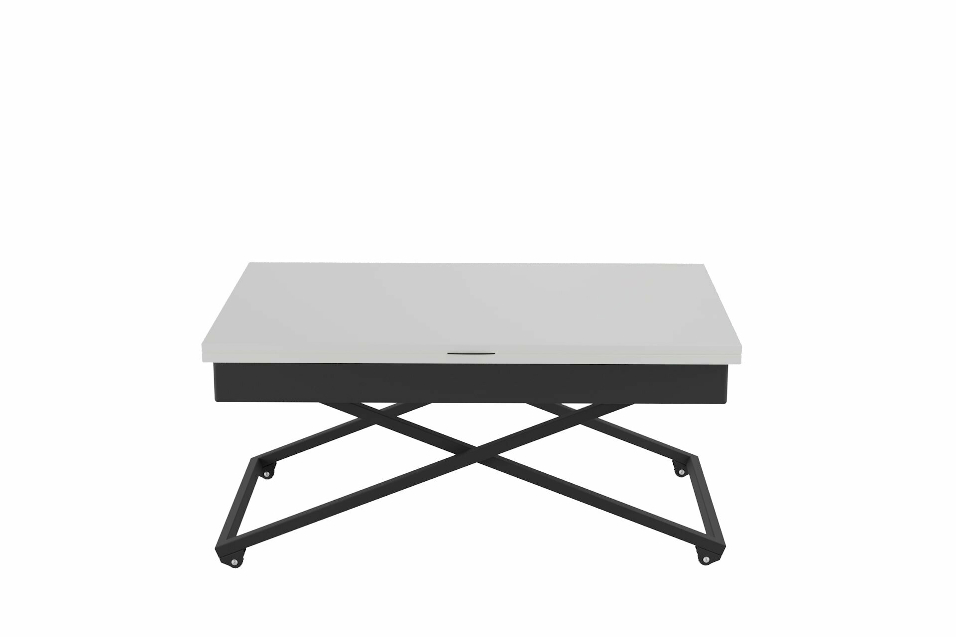 Стол трансформируемый "андрэ Loft" (ЛДСП белый), 85х55/110х85 см