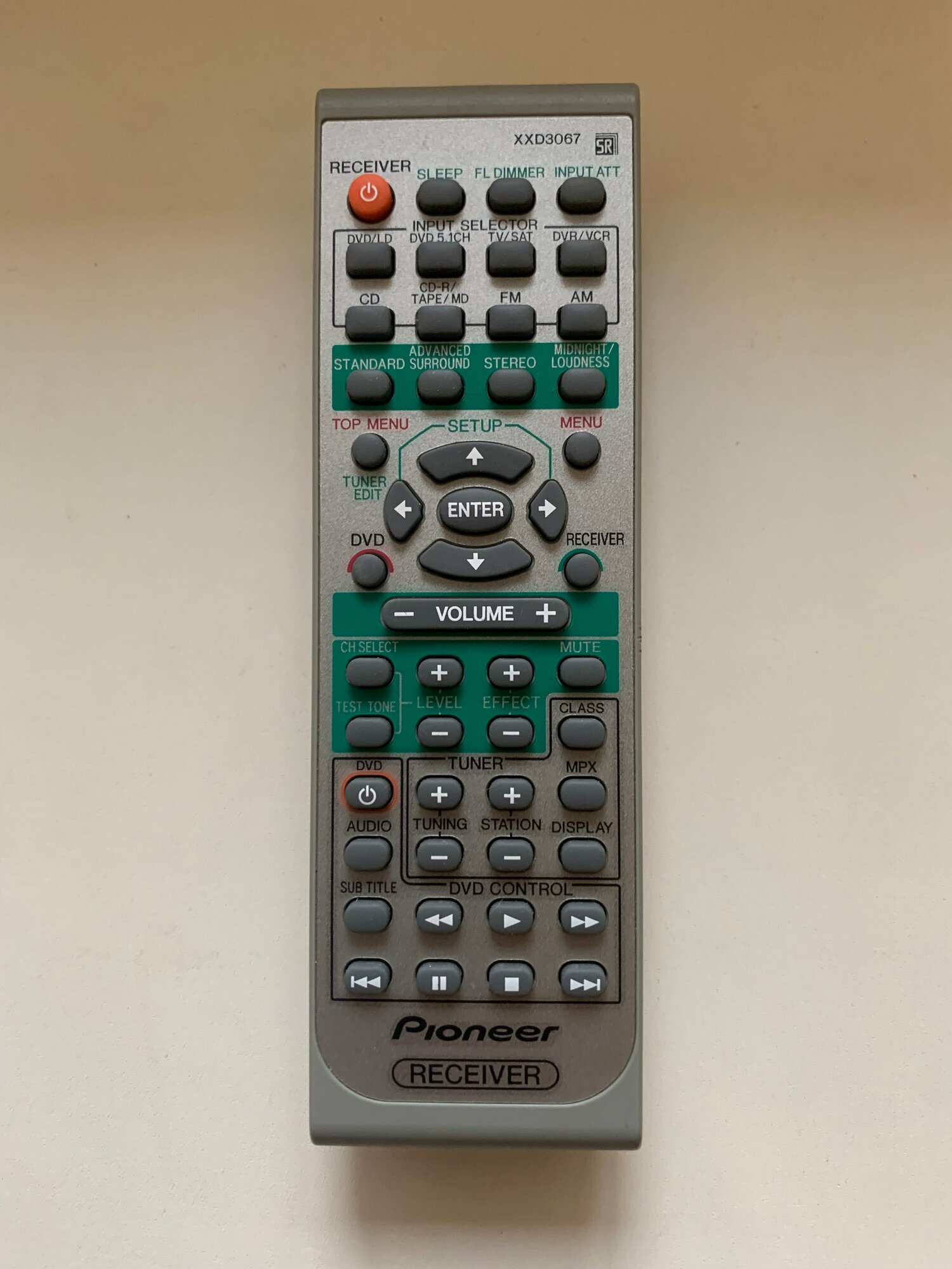 Pioneer XXD3067 пульт оригинальный
